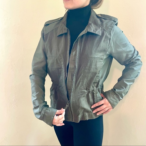 Lucky Brand | Jackets & Coats | Lucky Brand Olive Green Utility Jacket ...